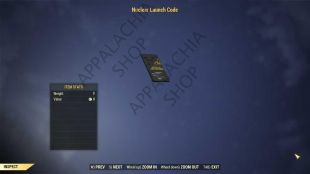 Buy Nuclear Launch Code [Collector in FALLOUT 76 Items - Offer #2535045603
