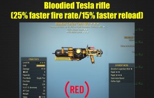 Buy Bloodied Tesla rifle (25% fast in FALLOUT 76 Items - Offer #2535673584
