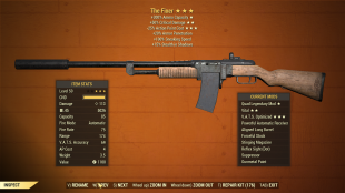 Buy Quad The Fixer (+50% Critical in FALLOUT 76 Items - Offer #2535257539